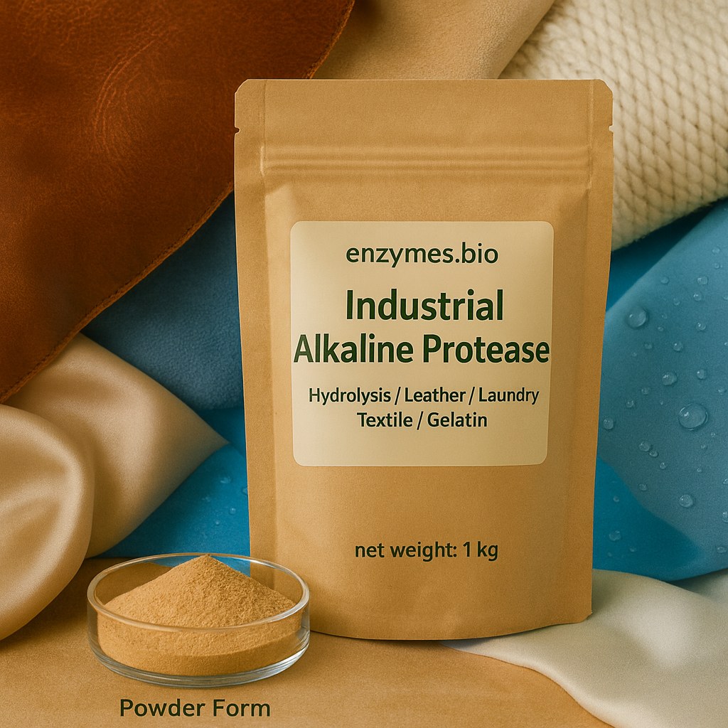 Industrial Alkaline Protease 200,000 U/g Leather · Detergent · Textile ...